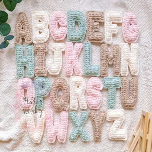 Crochet Uppercase Letters Pattern | Soft Plush Letters – My Store